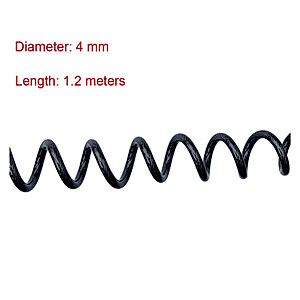 WCNMB Bicycle Lock 4mm 1.2m Motorcycle Scooter Disc Lock Cable Security Reminder Anti Theft Bike Tools Bicycle Helmet Warning Spring Rope Wire Convenient and Durable (Color : Yellow)