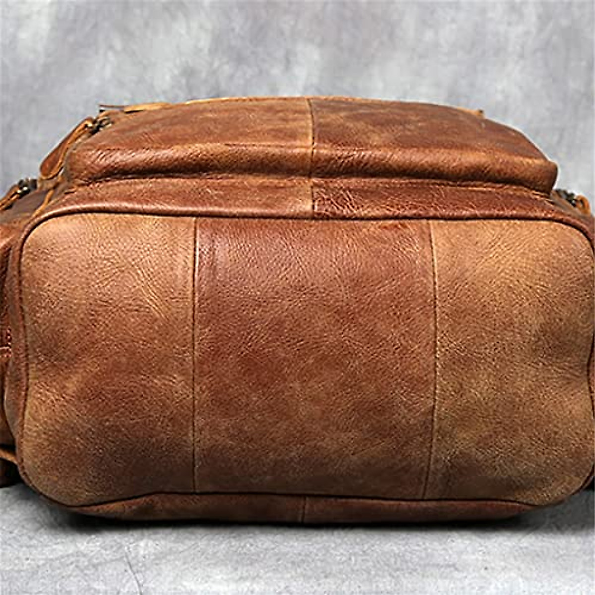 FEER Genuine Leather Backpack First Layer Cowhide Backpack Leisure Travel Bag Large Capacity Laptop Bag For 16inch
