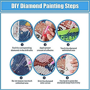 Suyaloo 5D Diamond Painting Kits for Adults - Love Beach Art Kids Beginner,DIY Sunset Full Drill Round Rhinestone Home Wall Decor Gifts 11.8X15.7inch LY3354-1