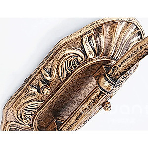 European Outdoor Wall Light,Waterproof Light Fixtures Wall Mount Porch Lights, Bronze Exterior Wall Lantern Waterproof Wall Mount for House, for Garage Yard Front Door Garden Home Lighting Fixtures