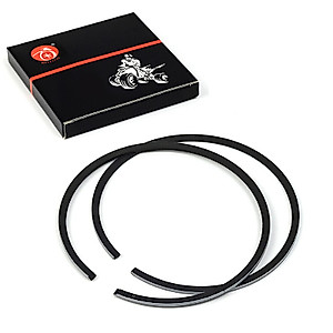 MOTO1988 Standard 68mm Piston Gasket Kit and Ring for Yamaha G1 2-Cycle Gas Golf Cart 1978-1989 J10-11631-00-96 J10-11610-00-00