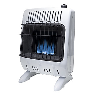 Mr. Heater F299710: Vent Free 10,000 Btu Blue Flame Propane Heater, One Size, White