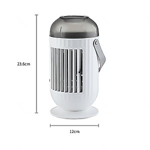 Outdoor Air Conditioner - 400ml water tank Cooling Fans for Bedroom - Mini Mist Spray with 3 wind speeds, 2 Spray Modes | Portable Evaporative Cooling Fan for Room/Office/Camping/Table Car