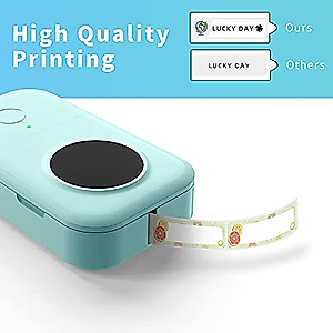 Phomemo Label Maker Machine with Tape D30, Small Office Home Edit Label Maker, Mini Bluetooth Thermal Label Printer, Smart Mobile Pocket Handy Sticker Labeler Printer, Compatible with iOS/Android