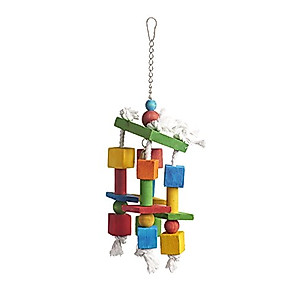 Prevue Pet Products 60955 Bodacious Bites Crazy Legs Bird Toy, Multicolor