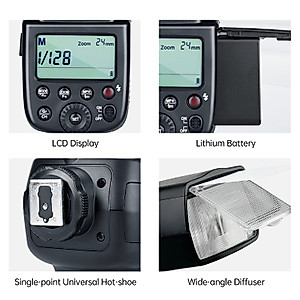 GODOX V850III Camera Flash, GN60 2.4G 1/8000s HSS Speedlight with 2600mAh Li-ion Battery, 1.5s Recycle time Compatible for Canon,Nikon,Pentax,Olympus,Fuji, etc. for Wedding Portrait Studio Photography