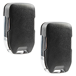 Case Shell Smart Key Fob Keyless Entry Remote fits 2014 2015 2016 2017 Chevy Tahoe Suburban / GMC Yukon (HYQ1AA), Set of 2