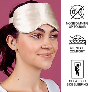 EARPEACE Sleep Earplugs - Comfortable Ear Plugs for Sleeping - Noise Reduction Ear Plugs for Sleep
