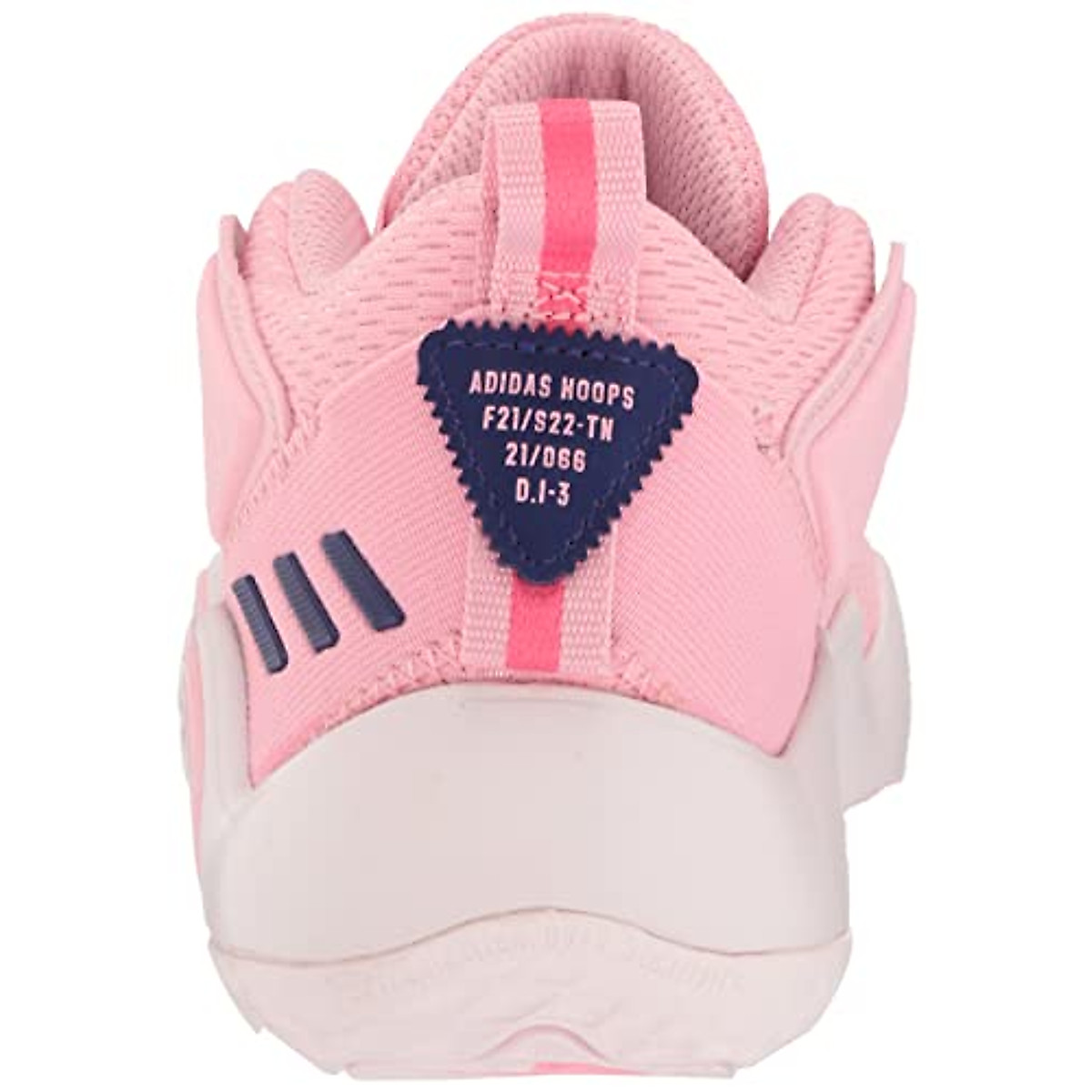 adidas D.O.N. Issue 3 Basketball Shoe, Light Pink/Clear Pink/Team Colleg Purple, 2 US Unisex Little Kid