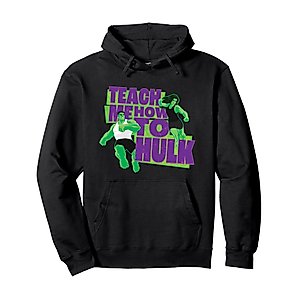 Marvel Studios She-Hulk & Hulk Teach Me How to Hulk Disney+ Pullover Hoodie