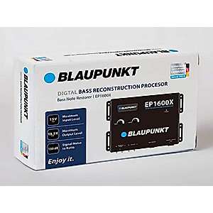 BLAUPUNKT EP1600X EP1600X Digital Bass Processor with Remote (Black)