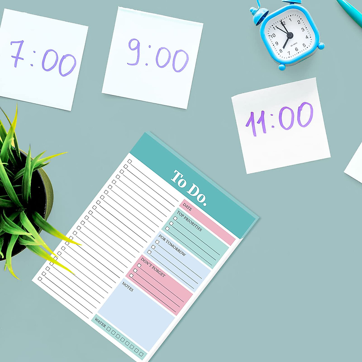 300 Sheets Daily to do List Notepad Notebook Library Card to do Planner Checklist Memo Writing Pad Schedule Note Pad Reminder Office Planning Homework Pad for Task, 6" x 8"(To Do)