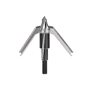 Rocket Meet Seeker Crossbow 2" Cutting Dia, 100 Grain Weight, Sharp and Strong .035 Blades, Black
