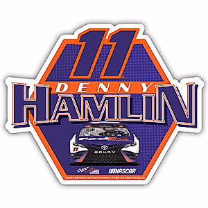 Nascar # 11 Denny Hamlin 4-Inch Vinyl Decal Sticker