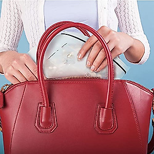 LucyPhy Jewelry Earring Organizer Storage Bags Book Travel Jewelry Case Container Transparent Ring Necklace Bracelets Organizer Book with Pockets (90 Grids + 90 sealed PVC Zipper Bags)