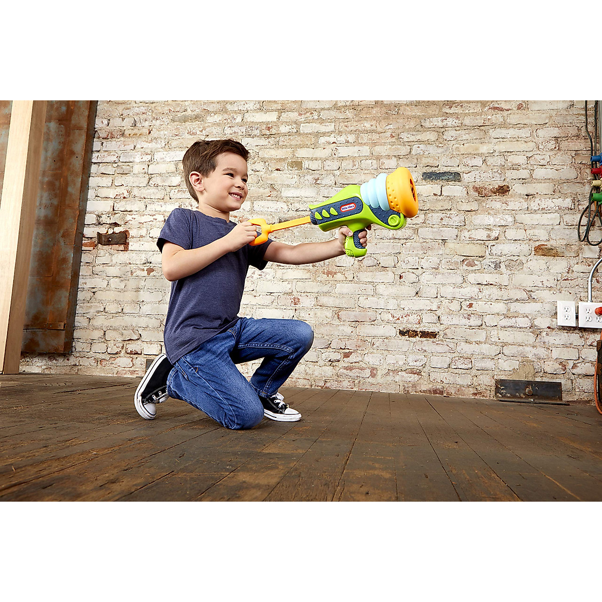 Little Tikes Mighty Blasters - Boom Blaster Toy Blaster with 3 Soft Power Pods for Boys and Kids