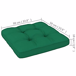 imasay Pallet Sofa Cushion Green 22.8"x22.8"x4"