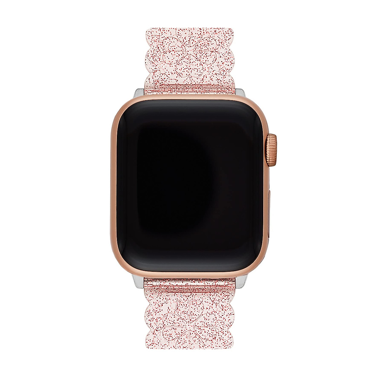 Kate Spade New York Women's Pink Glitter Jelly Band for Apple Watch®, 38/40/41mm (Model: KSS0147)