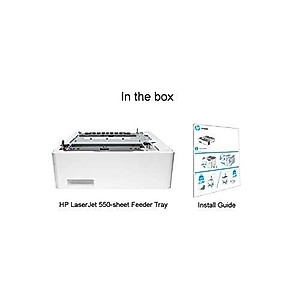 HP LaserJet 550-sheet Feeder Tray (CF404A) White