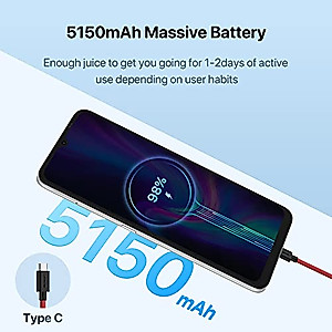 Unlocked Cell Phone, 128GB, NFC, Fingerprint Reader, 6.7" HD Screen, UMIDIGI F3S Unlocked Android Phones, Dual 4G Volte, 48MP Camera, 5150mAh Battery, Android 11