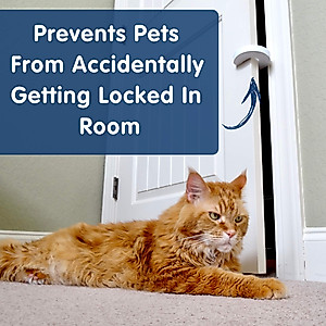 Wittle Baby Proofing Door Stopper - 4pk, Soft EVA Foam Finger Pinch Guard, Prevents Injuries, Slamming Doors, Child or Pet from Getting Locked in Room, White