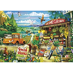 Buffalo Games - Days to Remember - Country Road - 500 Piece Jigsaw Puzzle Multicolor, 21.25"L X 15"W