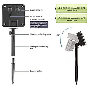 Solar String Lights,2-Pack Each 240 Solar Led String Lights,78 Ft Ultra Long Solar Christmas Lights Waterproof Copper Wire 8 Modes Flexible Fairy Light for Trees Garden Decorations Outdoor Warm White