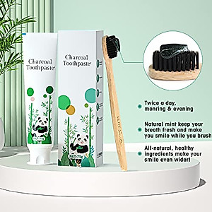 Charcoal Toothpaste Natural White Toothpaste for Whitening Teeth