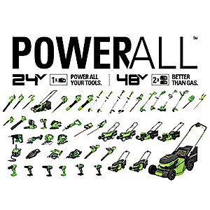 Greenworks 24V Cordless Blower (130 MPH / 330) with 2AH Battery and Charger