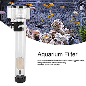 Protein Skimmer Aquarium Filters Acrylic Fish Tank Filter Separator with IQ5 Aquarium Filter Accessory