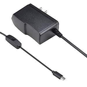 Enokay Raspberry Pi 4 b Power Supply 5V 3A USB C Charger Adapter
