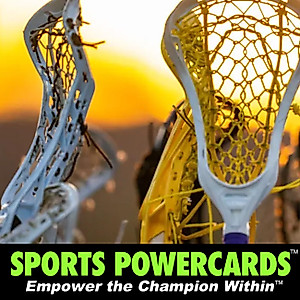 Play Strong Lacrosse Birthday Card 1-Pack (5x7) Super Star Illustrated Sports Birthday Cards Greeting Cards- Awesome for Lacrosse Players, Coaches and Fans Birthdays, Gifts and Parties!