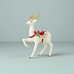 Lenox Standing Reindeer Figurine, 0.99, Multi