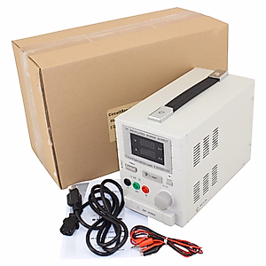 Circuit Specialists Bench Power Supply 0-50 Volts Economical - 0-3 Amps Adjustable - Clear LED Display - Voltage and Current Shown - AC/DC Adapter Plug Station Charger - CSI5003XE