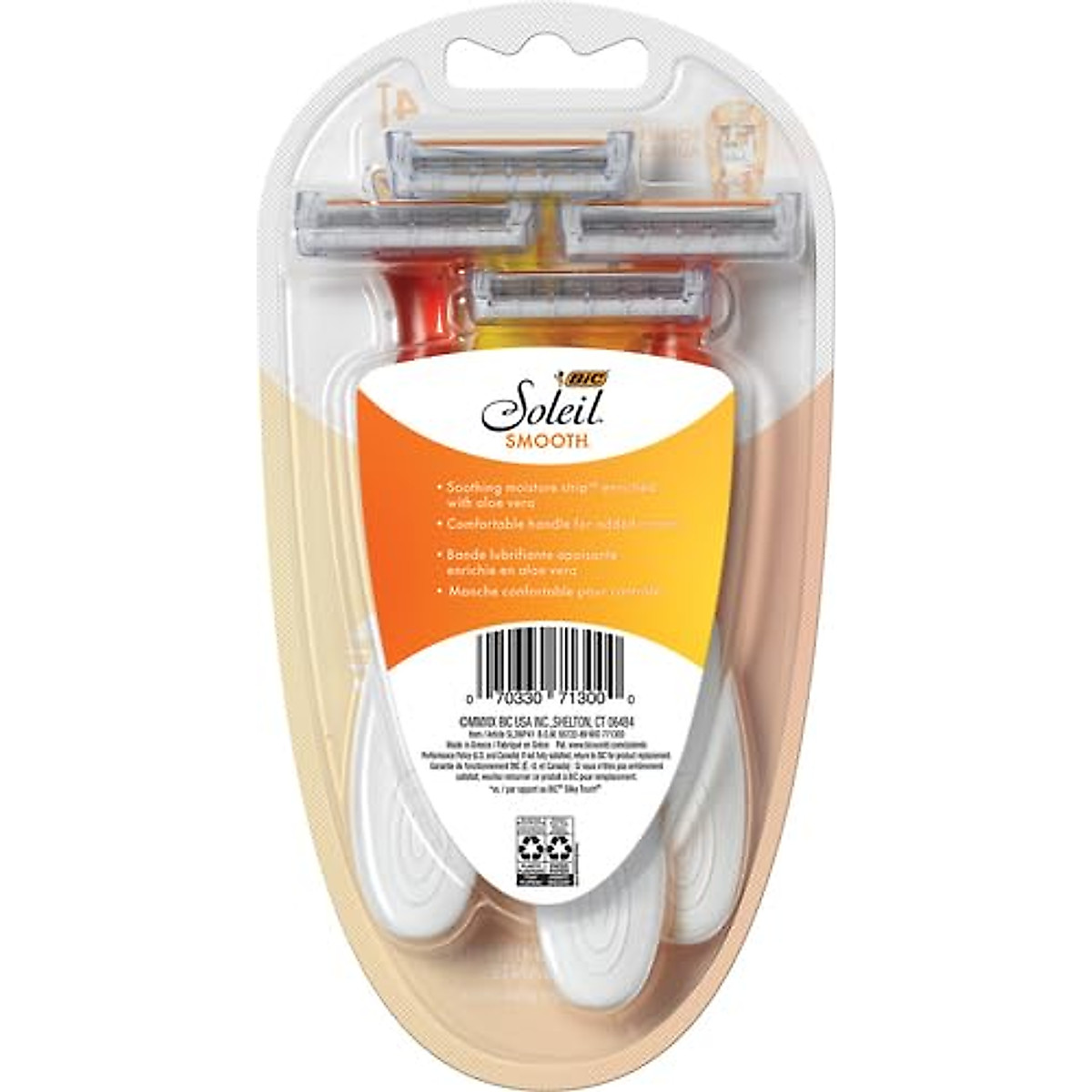 Bic Soleil for Women Sensitive Skin - 4 ct