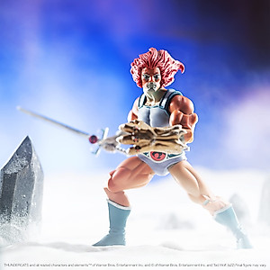 Super7 ULTIMATES! Thundercats Lion-O (Hook Mountain Ice) - 7" Thundercats Action Figure with Accessories Classic Cartoon Collectibles and Retro Toys