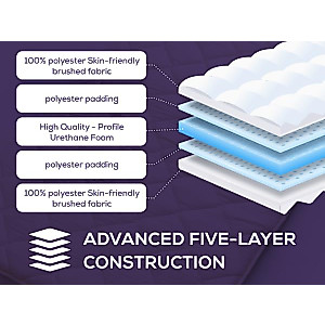 MIINA Japanese Futon Mattress, Made in Japan King (78"×78") White, Foldable Floor Lounger Bed Tatami Mat, Roll Up Sleeping Pad, Shikibuton