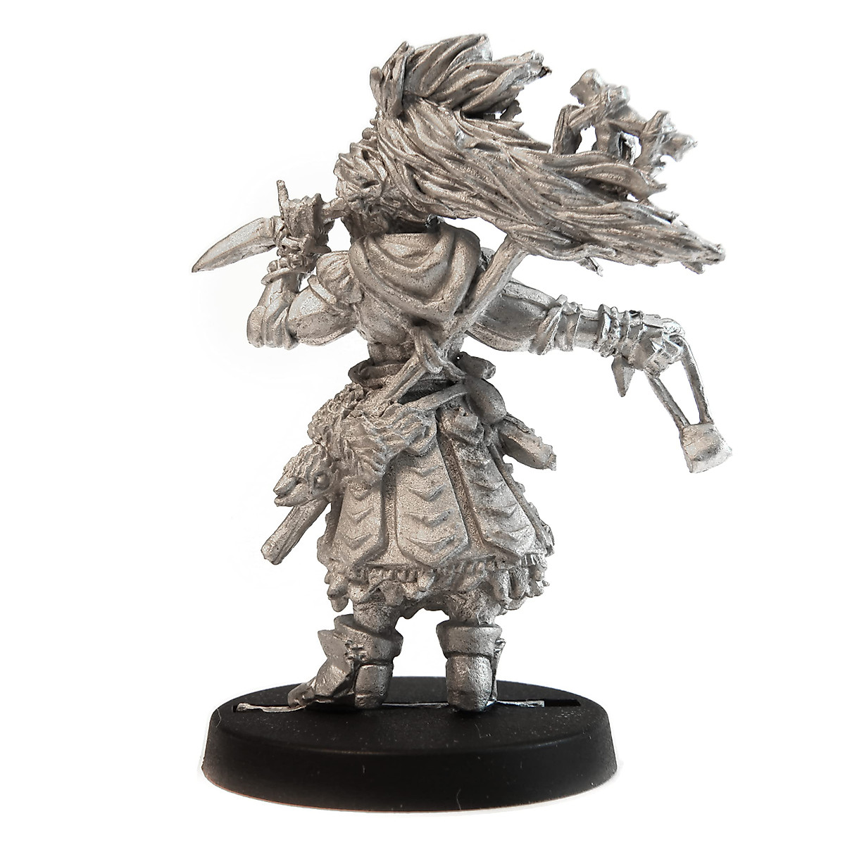 Stonehaven Miniatures Female Half-Elf Witch Figure (for 28mm Scale Table Top War Games) - Made in US