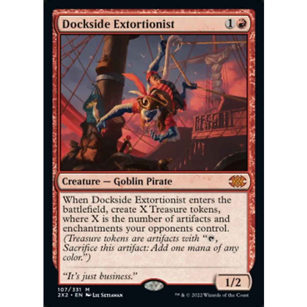 Magic: the Gathering - Dockside Extortionist (107) - Double Masters 2022