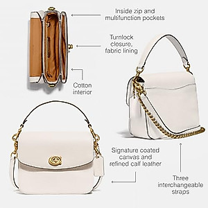 Coach Polished Pebbled Leather Cassie Crossbody 19