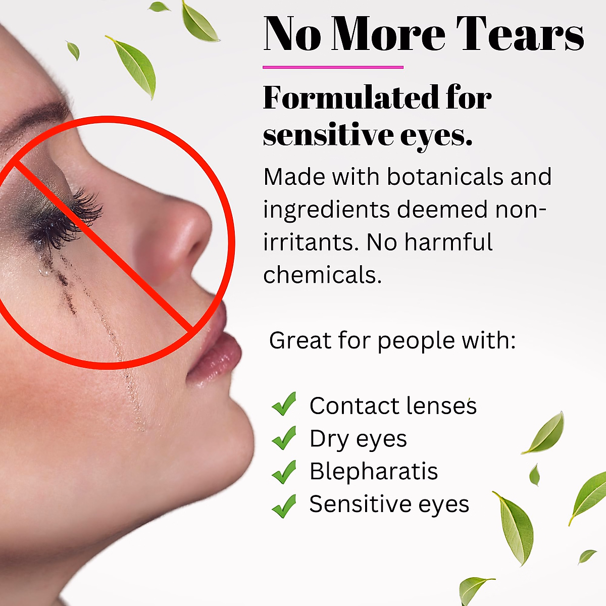 Fifth & Skin NATURLASH Natural Mascara (BLACK) - Hypoallergenic Mascara for Sensitive Eyes – Vegan & Cruelty Free Mascara – Gluten Free - Paraben Free - Nourish, Lengthen & Thicken