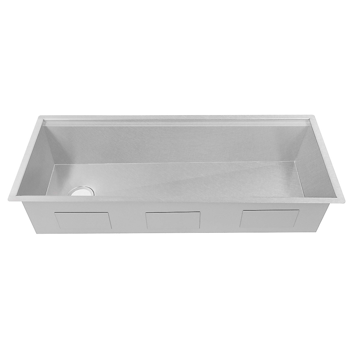 ZLINE 43" Garmisch Undermount Single Bowl Scratch Resistant Stainless Steel Kitchen Sink with Bottom Grid and Accessories (SLS-43S)