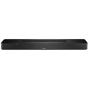 Bose Smart Soundbar 600, Black Bundle with Wireless Surround Speakers (Pair), Bass Module 500