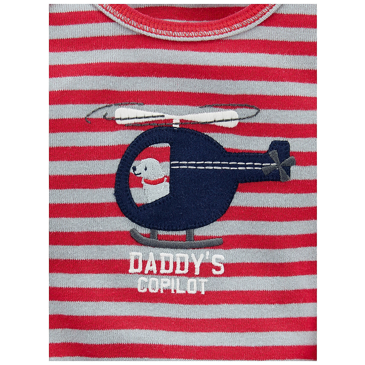 Simple Joys by Carter's Baby Boys' 6-Piece Bodysuits (Short and Long Sleeve) and Pants Set, Multicolor/Bear/Dogs/Stripe/Text Print, 24 Months