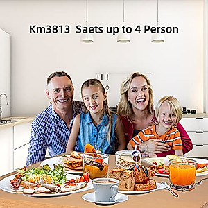 Square Dining Table TOP Wood Kitchen Coffee Table Counter Modern Cross Metal Led for Cafe Restaurant Wine Bar Home Office Conference Nordic Oak Grid 4-6 (Square 36")