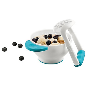 NUK Fresh Foods Masher & Bowl, colour pistachio