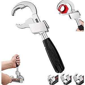Universal Adjustable Double Ended Wrench - Multifunctional Wrench for Disassembly and Assembly of Sanitary Ware, Plumbing Placement and Repair, Home Accessories Crescent Wrench Set