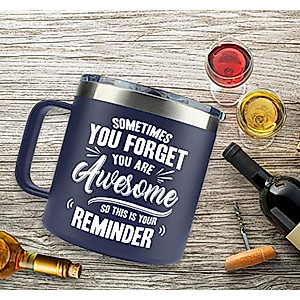 Birthday Gifts For Men, Dad - Gifts For Men, Dad - 14 Oz Mug Stainless Steel Mens Gifts, Gifts For Men Unique - Inspirational, Congratulations Funny, Gifts For Men, Dad, Husband, Coworker, Employee