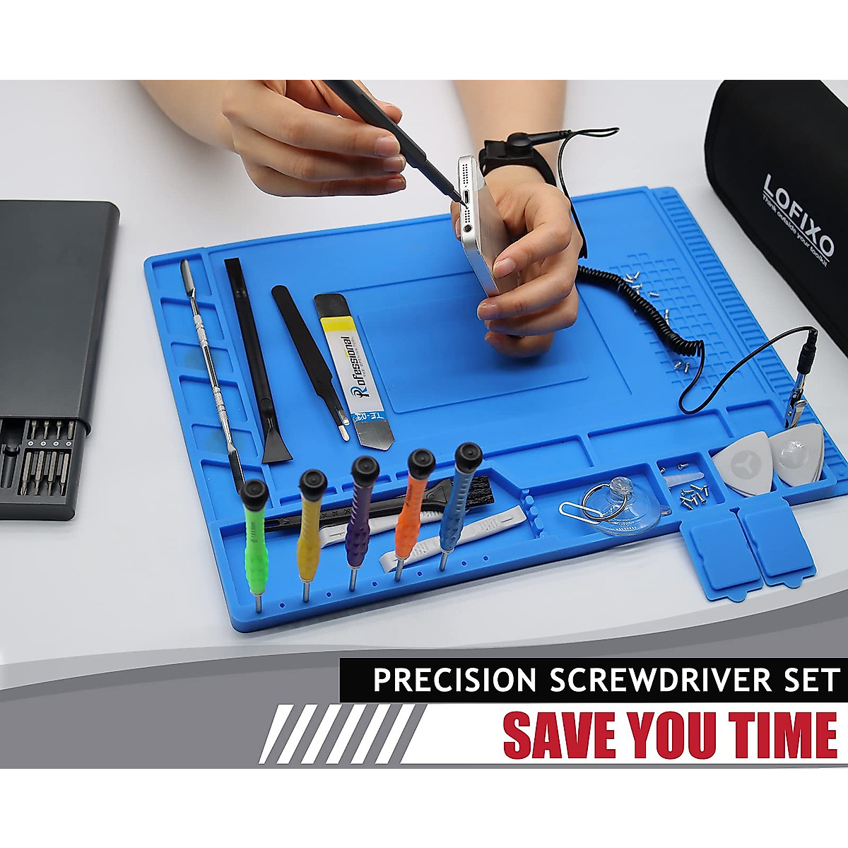 Electronics Screwdriver kit,Computer Repair Tool Kit,ps5 Ps4 tool kit,LOFIXO Small Screwdriver Set with case