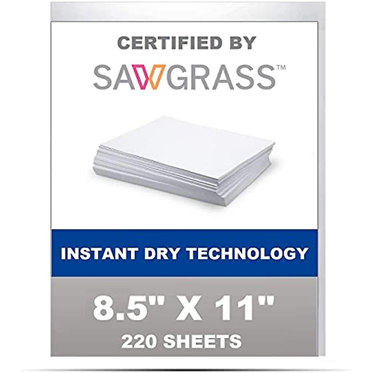 Sawgrass SG500 Printer (Starter Package) Bundle with UHD Inks, 220 Sheets Sublimax Paper, 3 Tapes, 10 Sublimation Blanks, 7-Piece Craft Tool Set, White